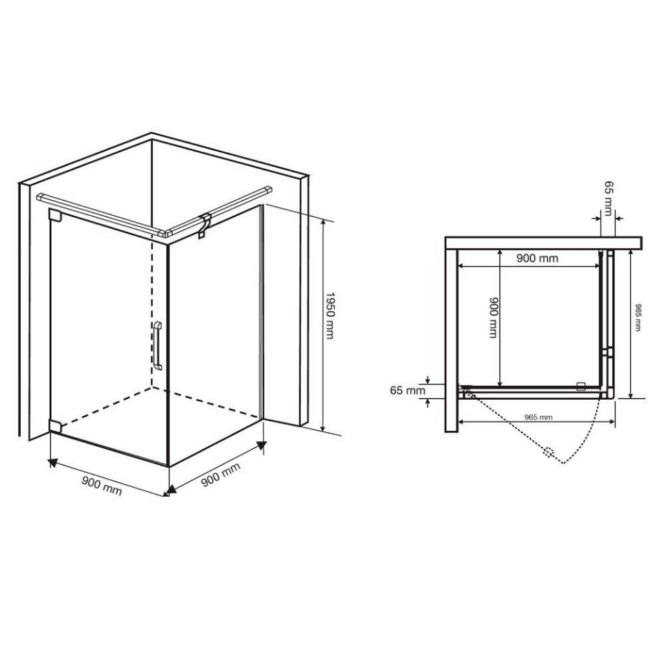 Jaquar Shower Enclosure Frameless Iara 1850 R Price Jaquar Uae