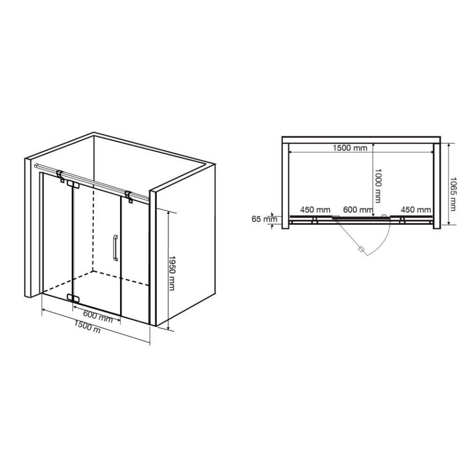 Ritz Collection Shower Enclosure - Chrome | Jaquar UAE